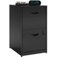 2-Drawer Locking File Cabinet for Home Office, Metal Filing Cabinet ...