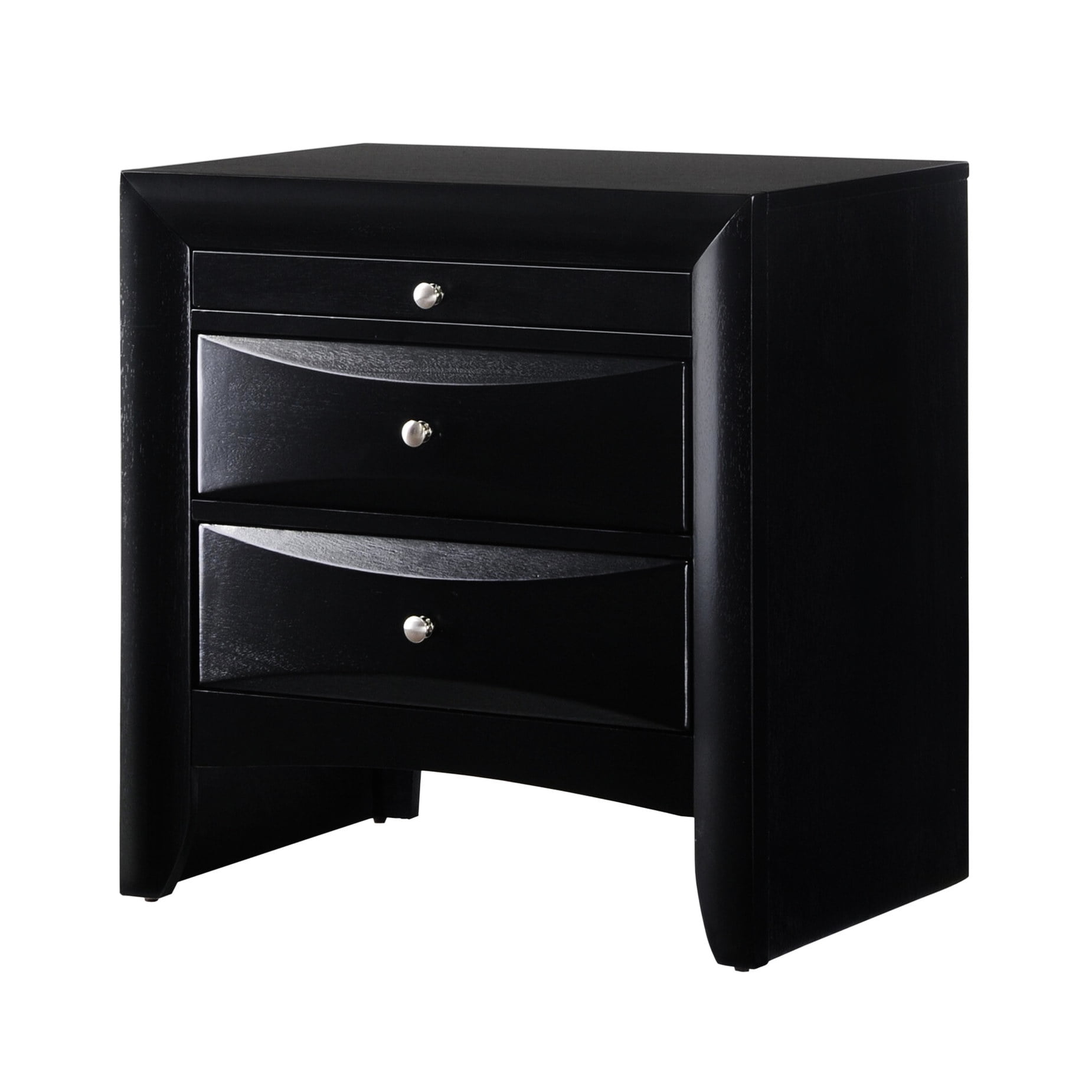 2 Drawer Nightstand | Great for Bedroom Display and Storage | Solid ...