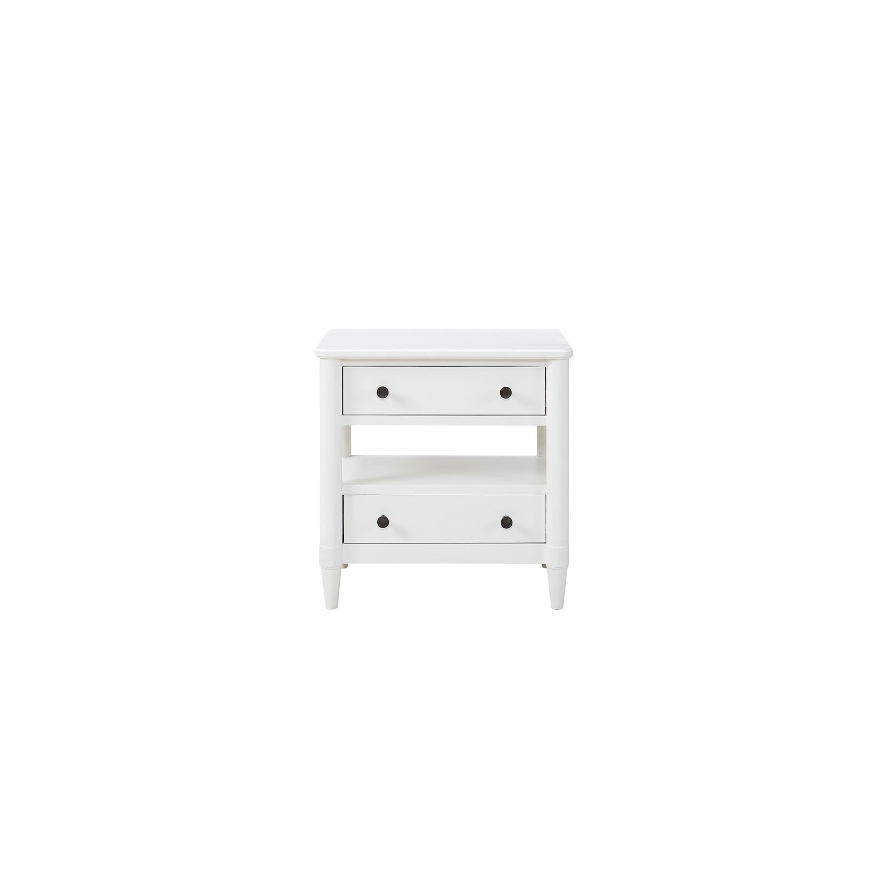 2 Drawer Nightstand with Felt Lined Top/For Open Nightstand Use/Cedar ...