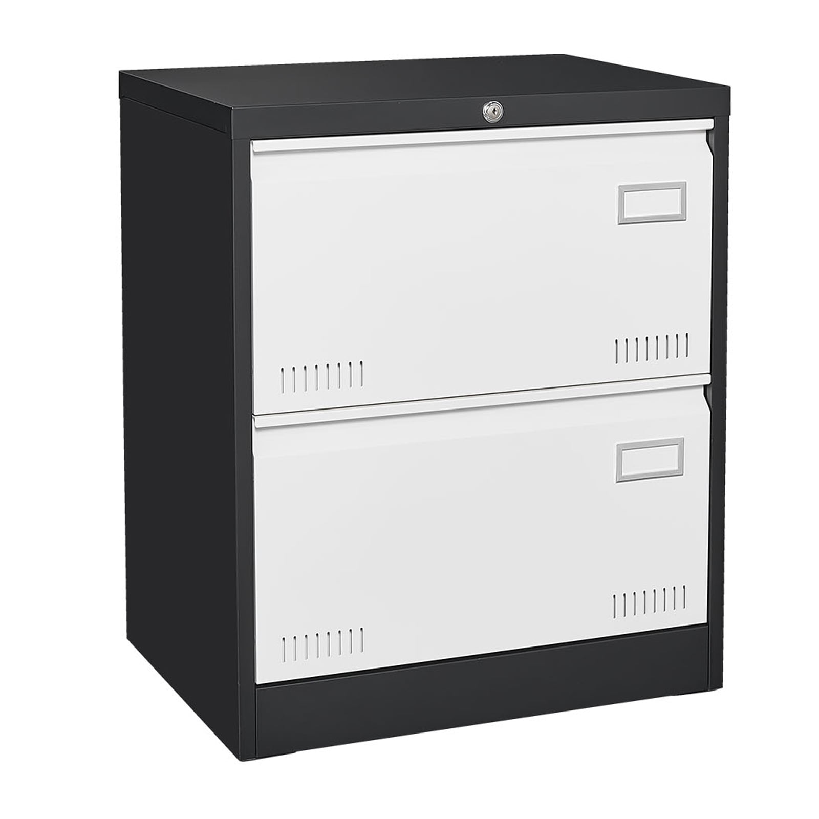 2 Drawer Vertical File Cabinet, Metal Lockable File Cabinet With Lock ...