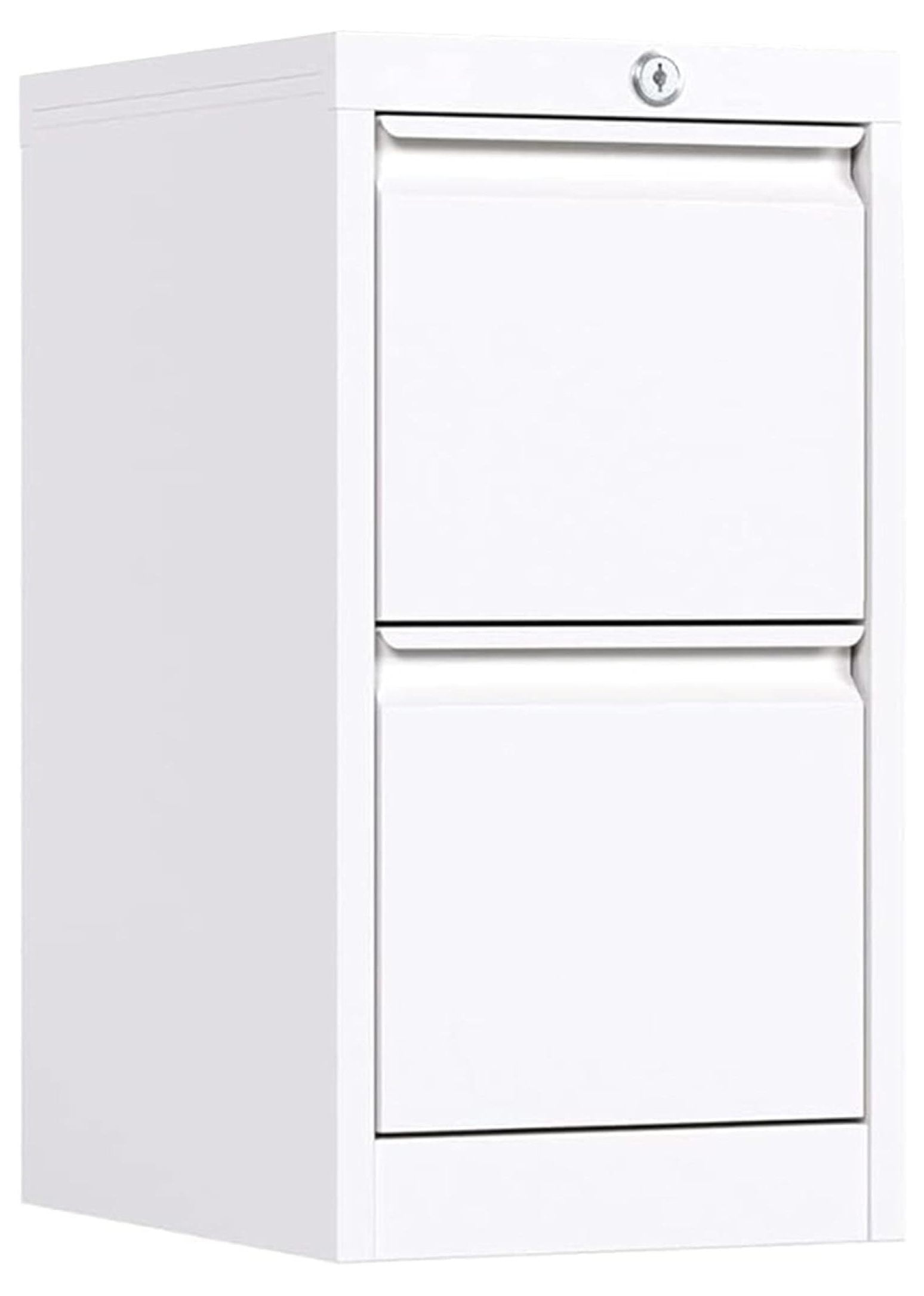 2 Drawer Vertical Steel File Organizer Filing Cabinet with Locking ...