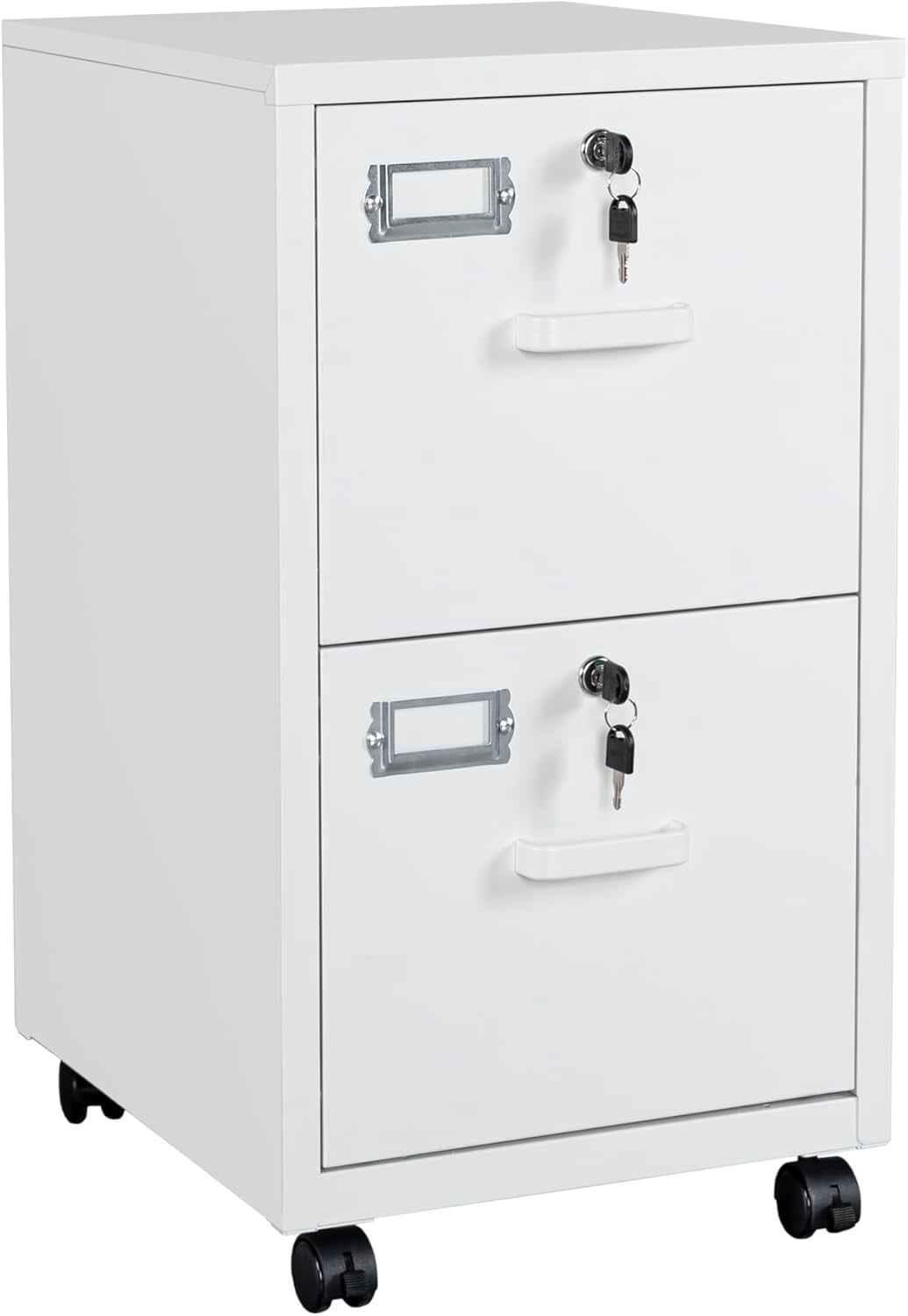 2 Drawers File Cabinet with Lock Metal Vertical File Cabient with ...