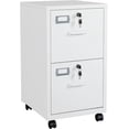 2 Drawers File Cabinet with Lock Metal Vertical File Cabient with ...