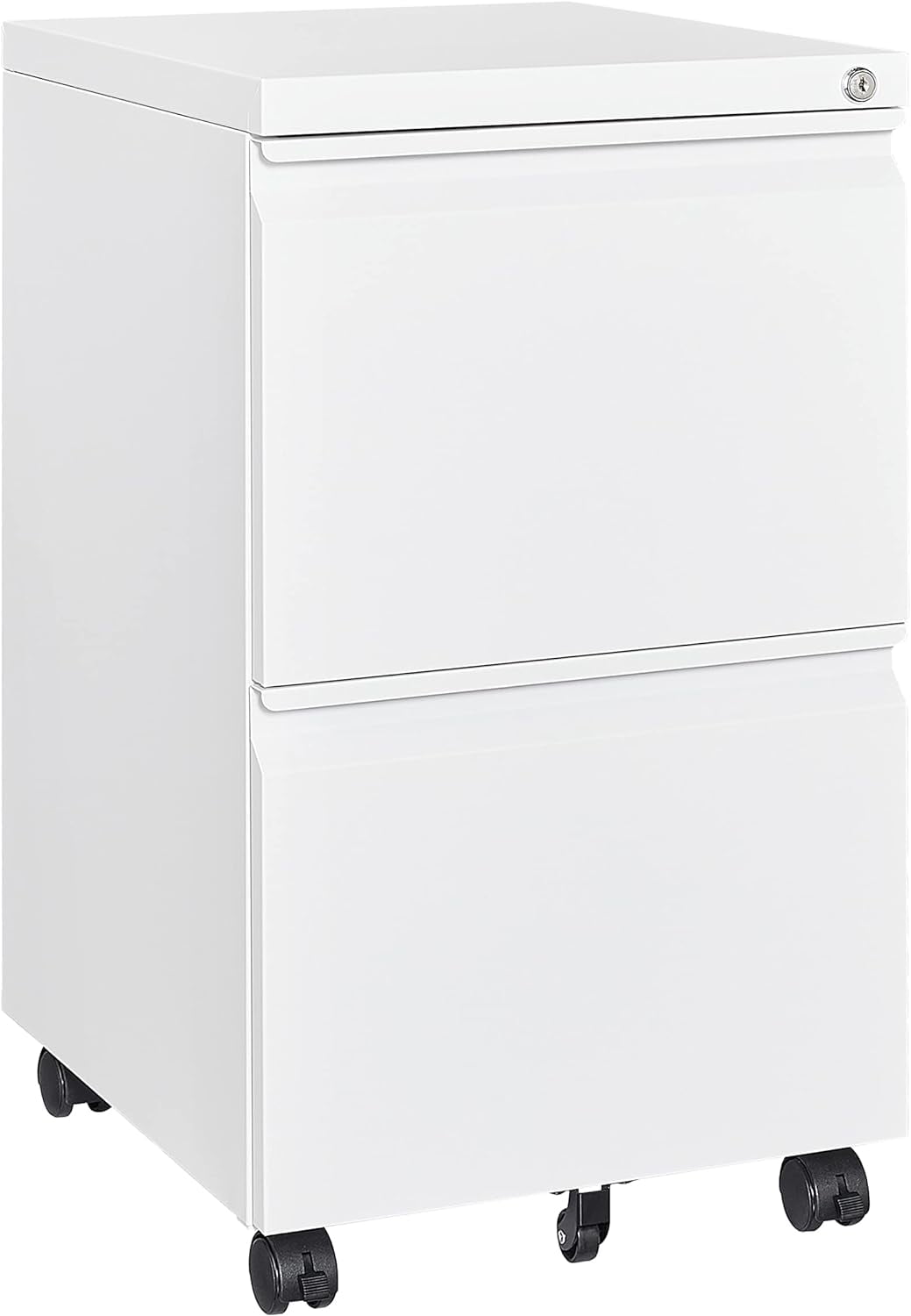 2 Drawers File Cabinet with Lock Metal Vertical File Cabient with ...