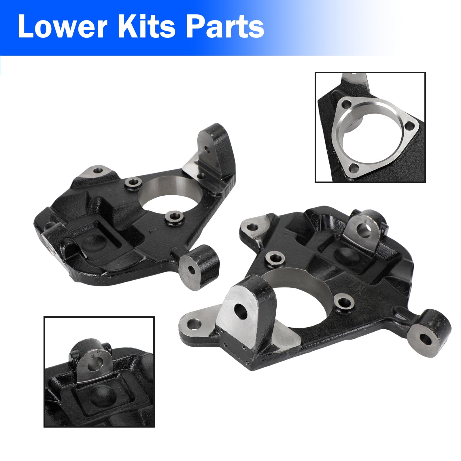 2" Drop Lowering Spindles Fit for Chevy Silverado GMC Sierra 1500 2WD ...