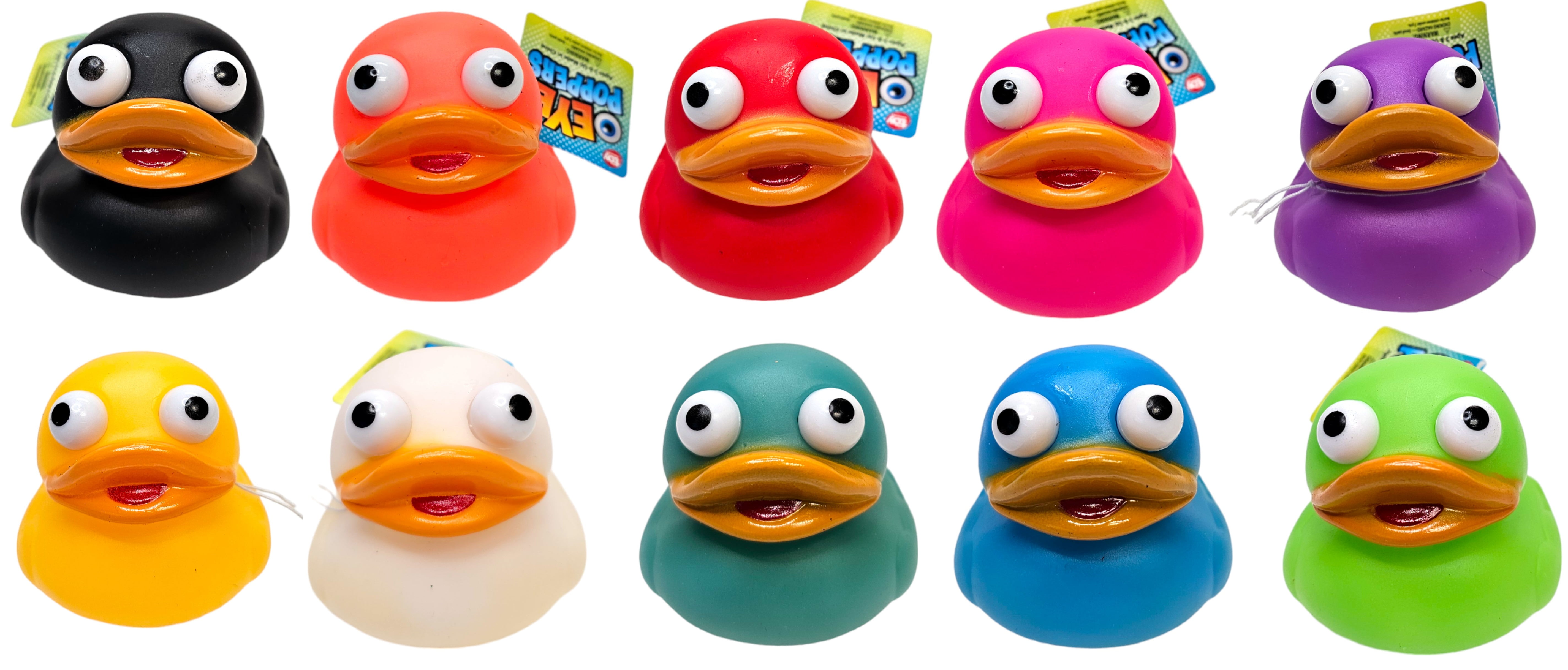 2" Ducky Eye Poppers (10 Pack) Fun Carnival Prize and Party Favor. Bath ...