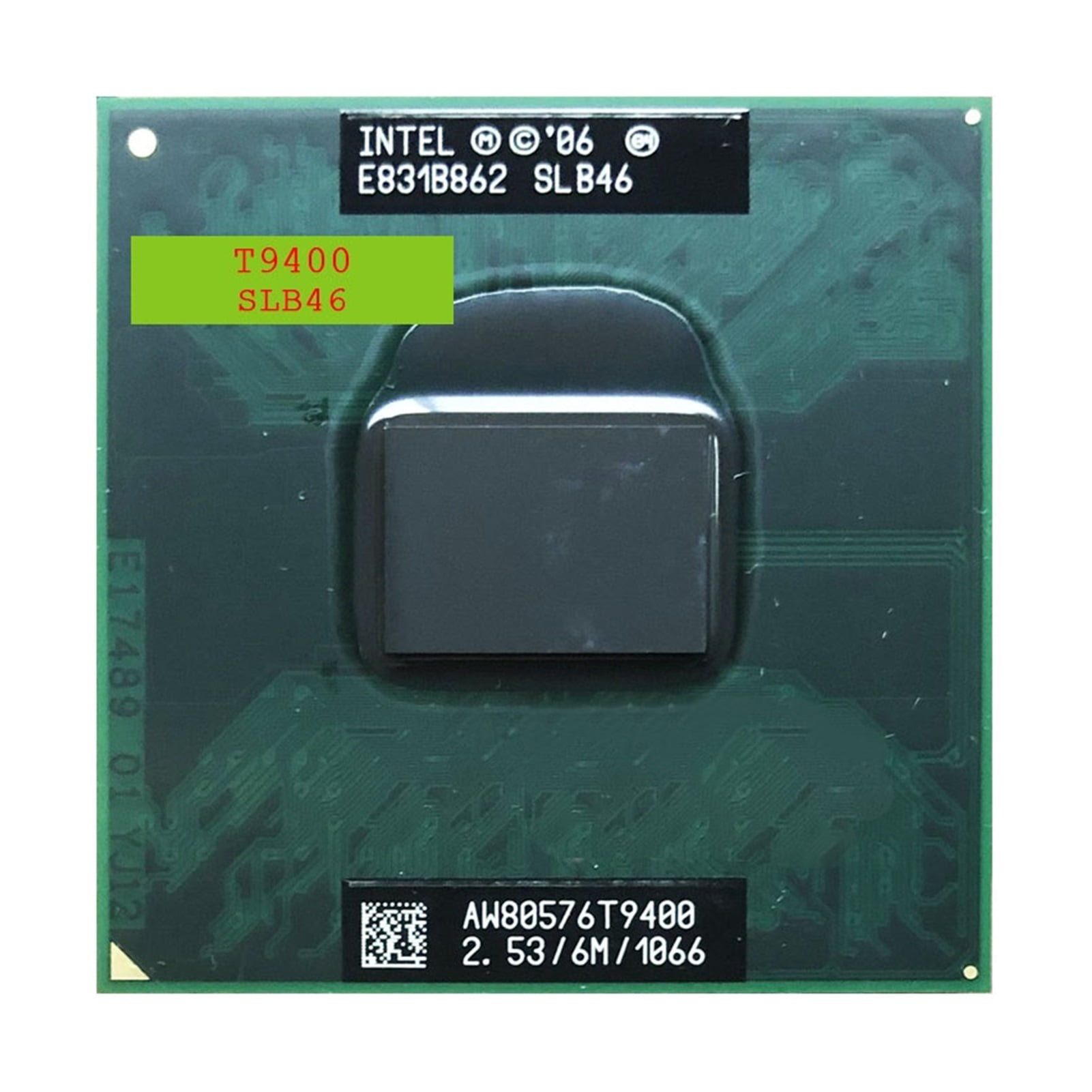 2 Duo T9400 SLB46 SLAYY 2.5 GHz Dual- Dual-Thread CPU Processor 6M 35W Socket P - Walmart.com