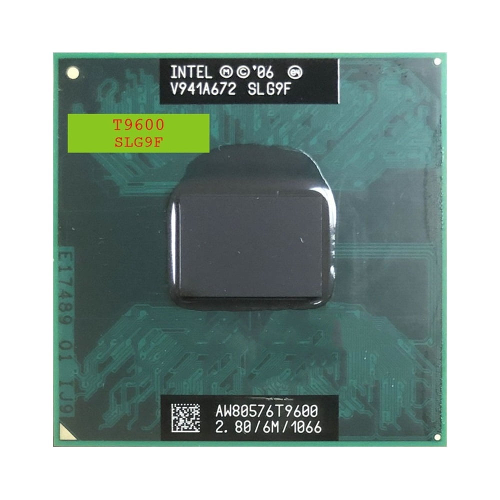 2 Duo T9600 SLG9F SLB47 2.8 GHz Dual- Dual-Thread CPU Processor 6M 35W ...