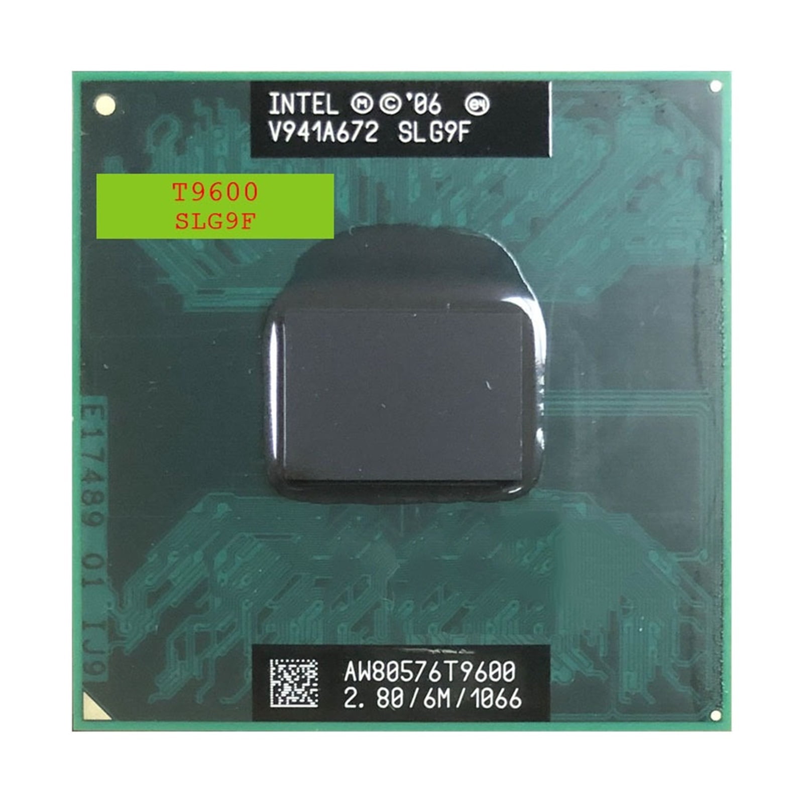 2 Duo T9600 SLG9F SLB47 2.8 GHz Dual- Dual-Thread CPU Processor 6M 35W ...
