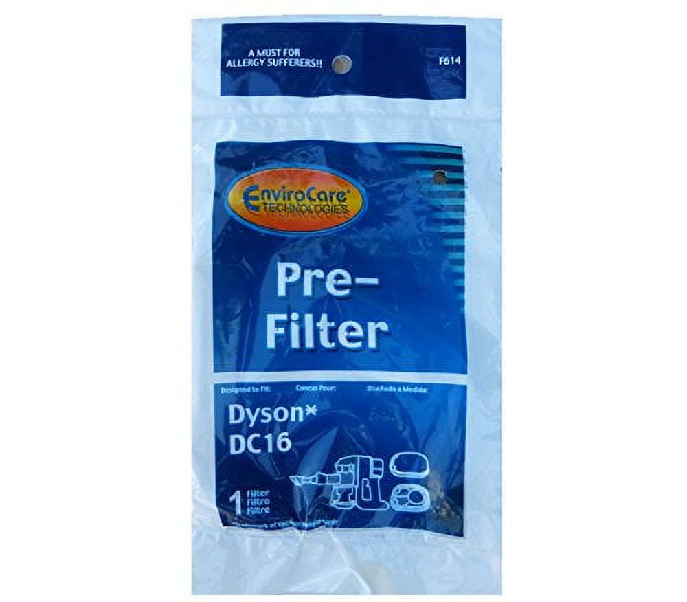 2 Dyson DC16 #912153-01 Washable Pre Filter DC 16 Vacuum Cleaner Models ...