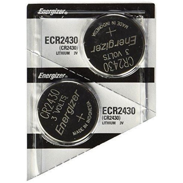 2 ENERGIZER (2 PC) 2430 3V Lithium Coin Cell Batteries - Walmart ...