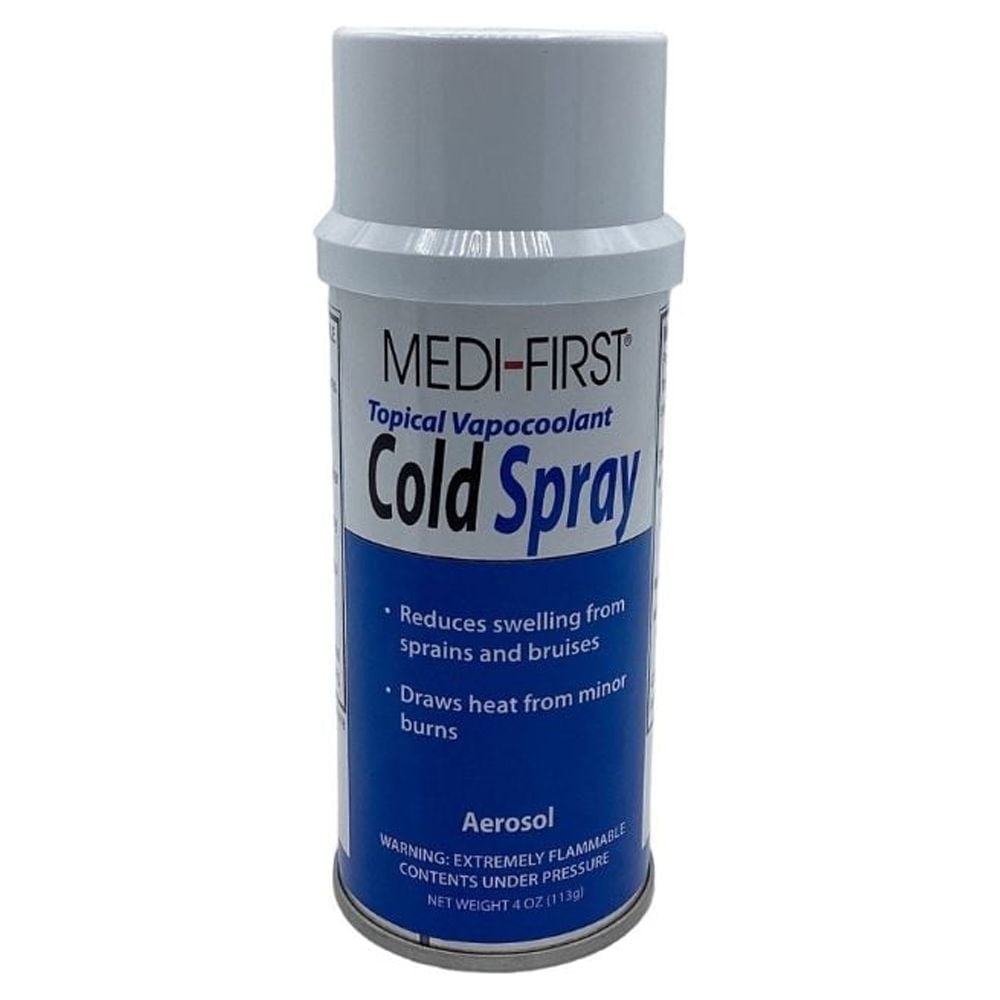 Medi First Cold Spray, 4 Oz Aerosol Skin Refrigerant, Pain Relief for ...