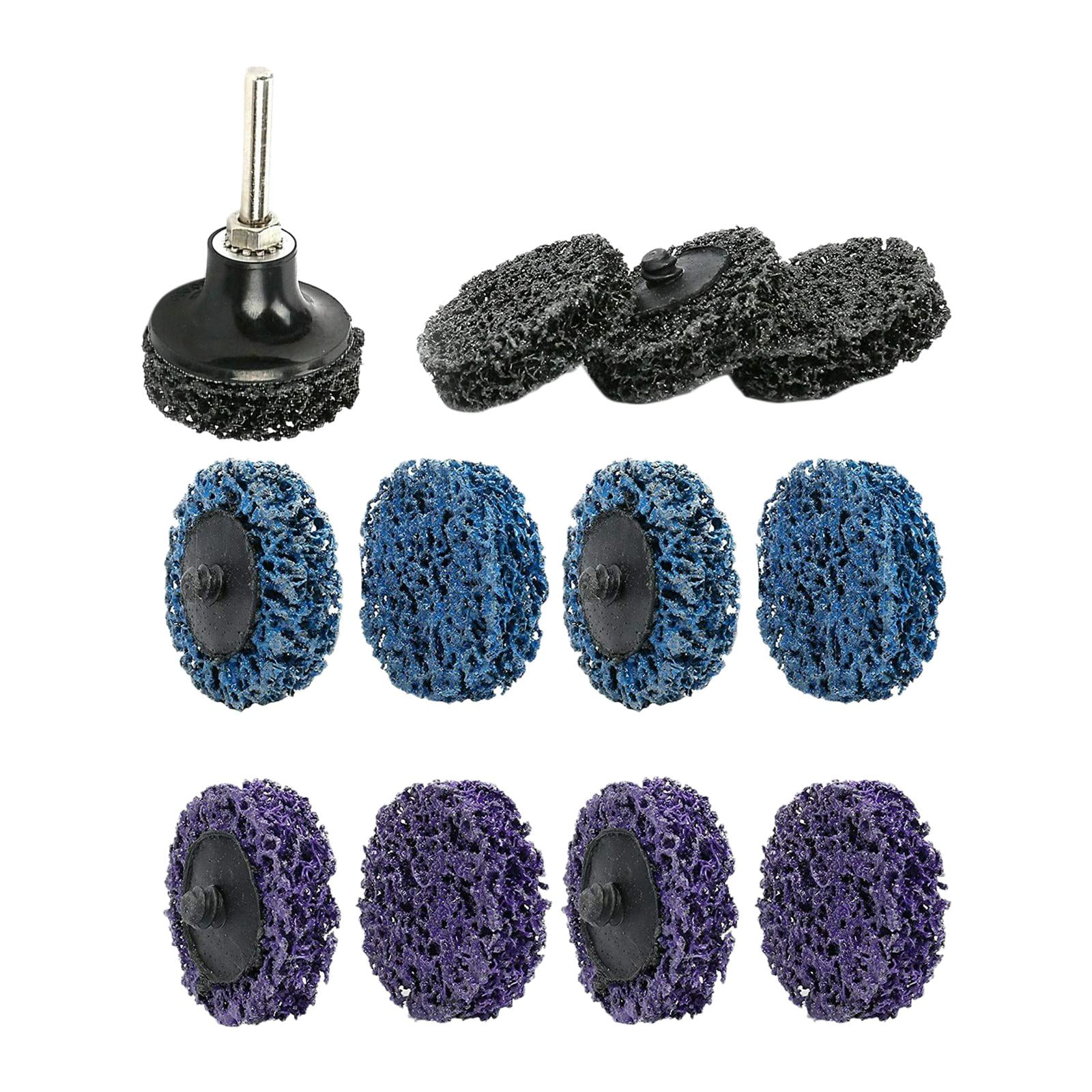 2" Easy Discs Rust Paint Removal Grinding Polishing Wheel Pads Set of ...