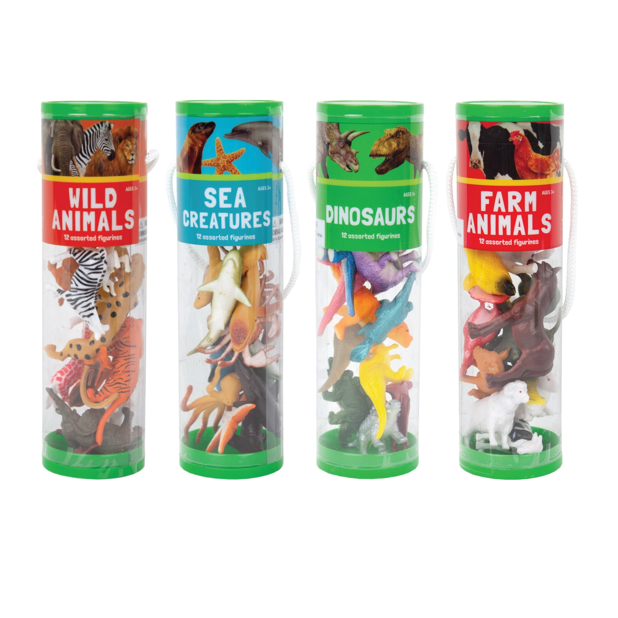 2'' Everyday Assorted Colors Toy Figurines, Set of 12 - Walmart.com