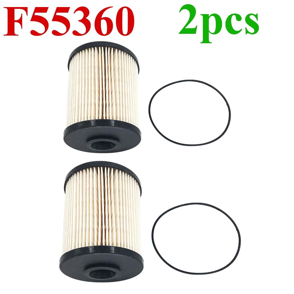 2 F55360 For DODGE RAM Fuel Filter Turbo Diesel 2500 3500 5.9L Cummins ...