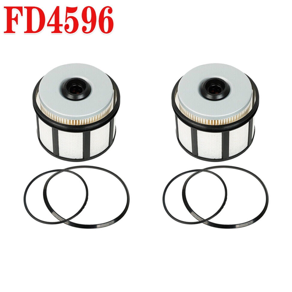 2×FD-4596 Fuel Filter Element For Ford F&E 7.3L Powerstroke V8 99-03 ...