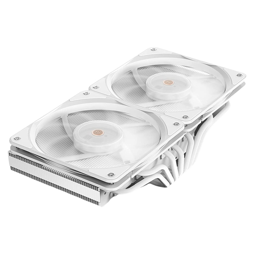 2-Fan CPU Cooling System 7 Heat Pipes Optimized Airflow Copper Base ...