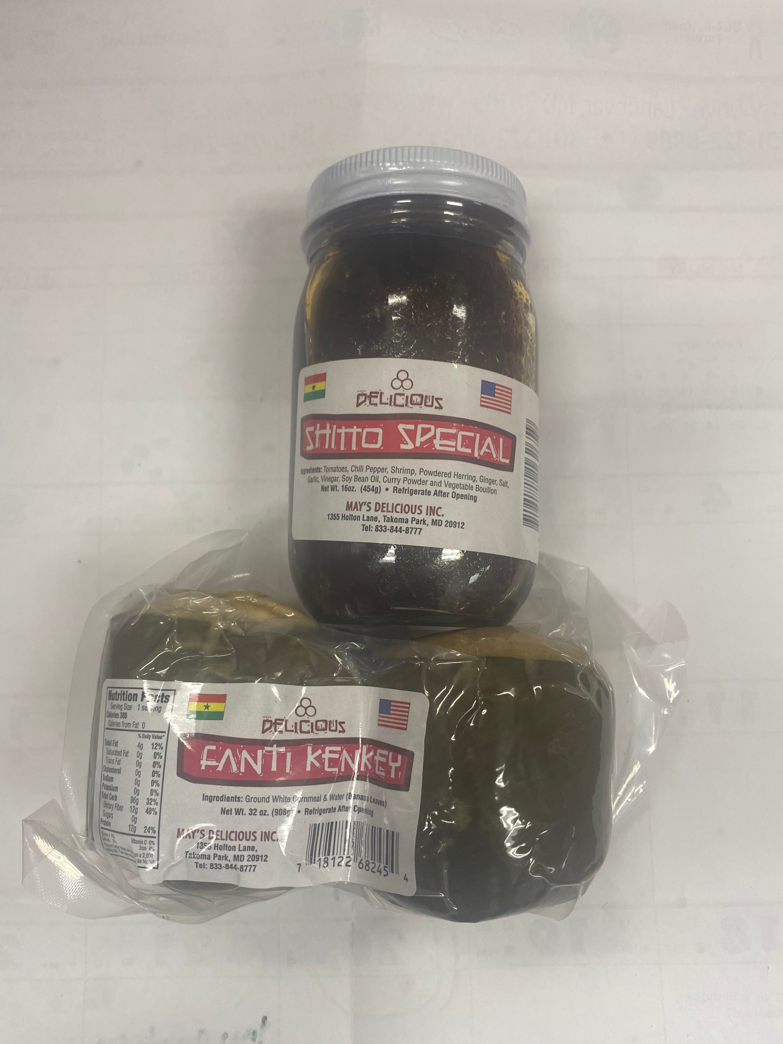 2 Fante kenkey and 454g shito - Walmart.com