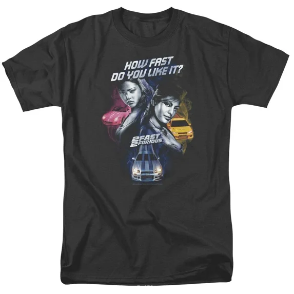 2 Fast 2 Furious "How Fast Do You Like It" Mens Unisex T-Shirt, Choice ...
