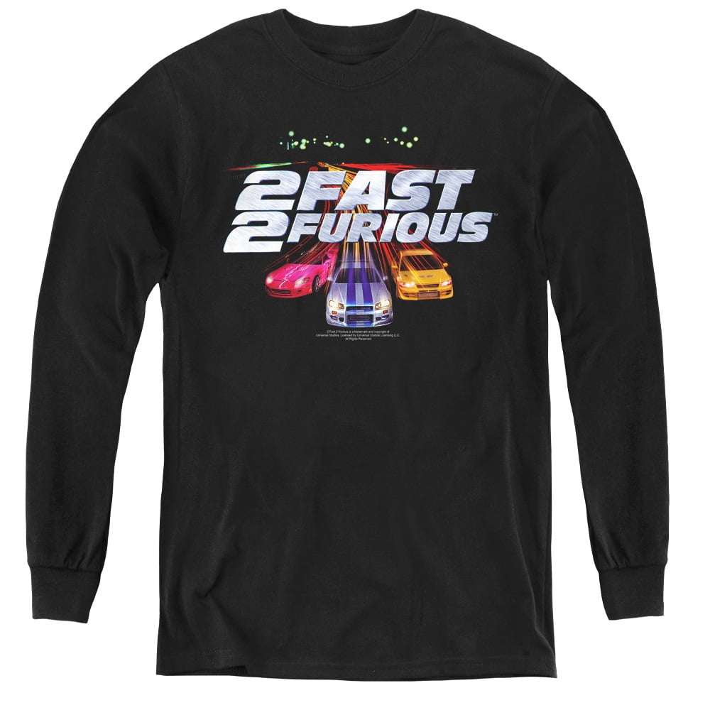 2 Fast 2 Furious - Logo - Youth Long Sleeve Shirt - Medium - Walmart.com