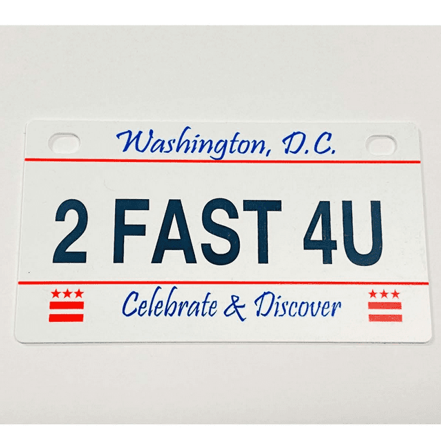 2 Fast 4 U Mini Bike Plate Add On Accessory - Walmart.com