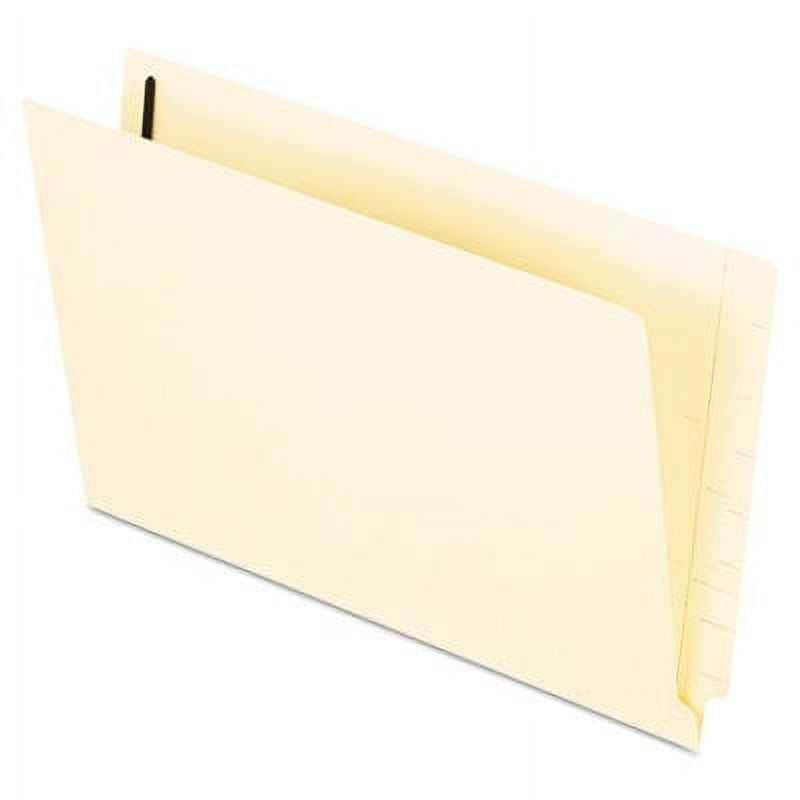 Walmart Standard Reinforced Manila Fastener Folder - 2 Fastener End Tab ...