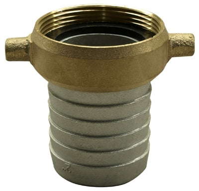 2" Female Aluminum Short Shank For Use With Hoses Handling Water & Oth ...