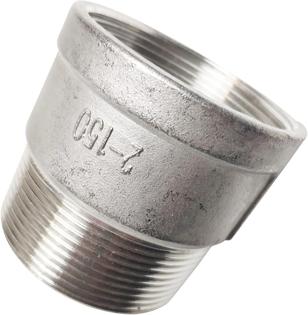 2" Female x 2" Male Nipple Bush Adapter, Bushing Pipe Fittings, NPT ...