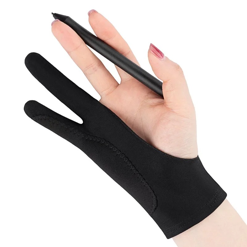 2-Finger Anti Touch Gloves for iPad/Drawing Tablet - Digital Art Glove ...
