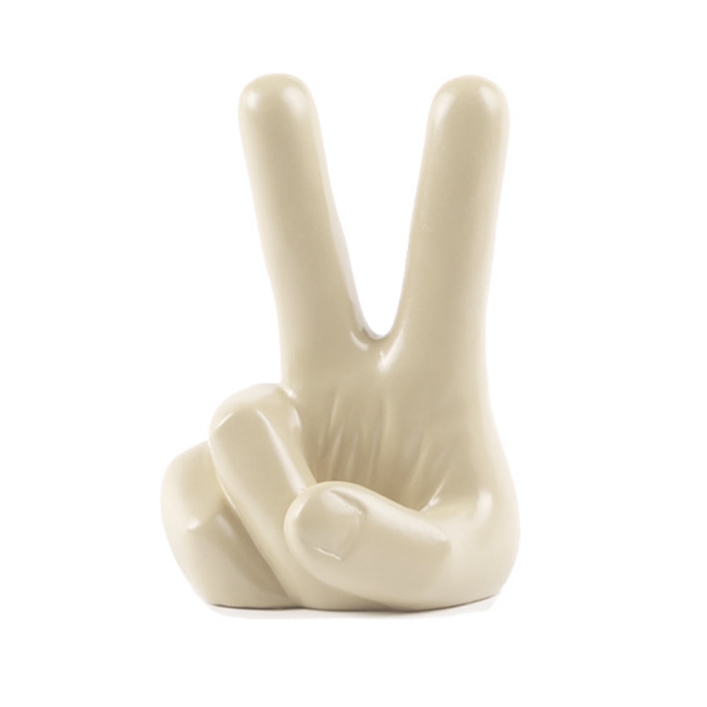 2 Finger Wave Hand Sculpture Statue Automobile Wave Activity Funny ...