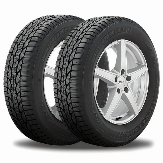 2 Firestone Winterforce 2 UV 245/75R16 109S Studdable Winter / Ice ...
