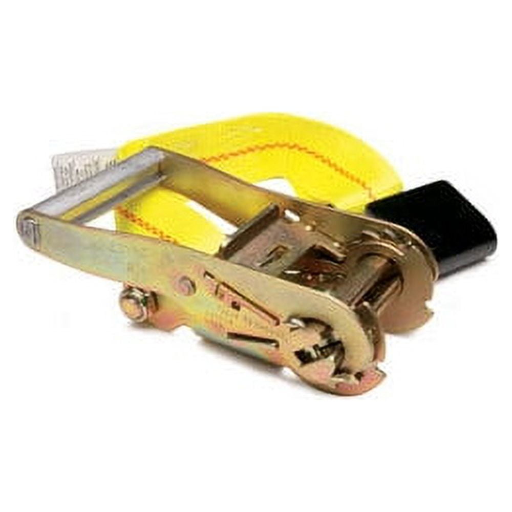 2" Fixed End Replacement Ratchet Strap with Flat Hook and Buckle ...