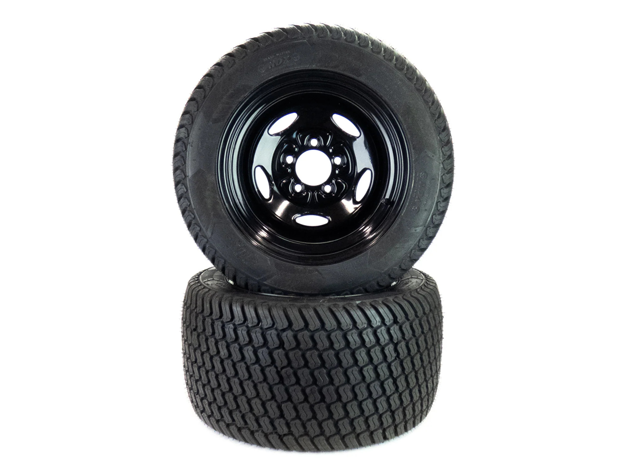 Heavy Duty Flat Free Wheel & Tire Assemblies 24x12.00-14 Compatible ...