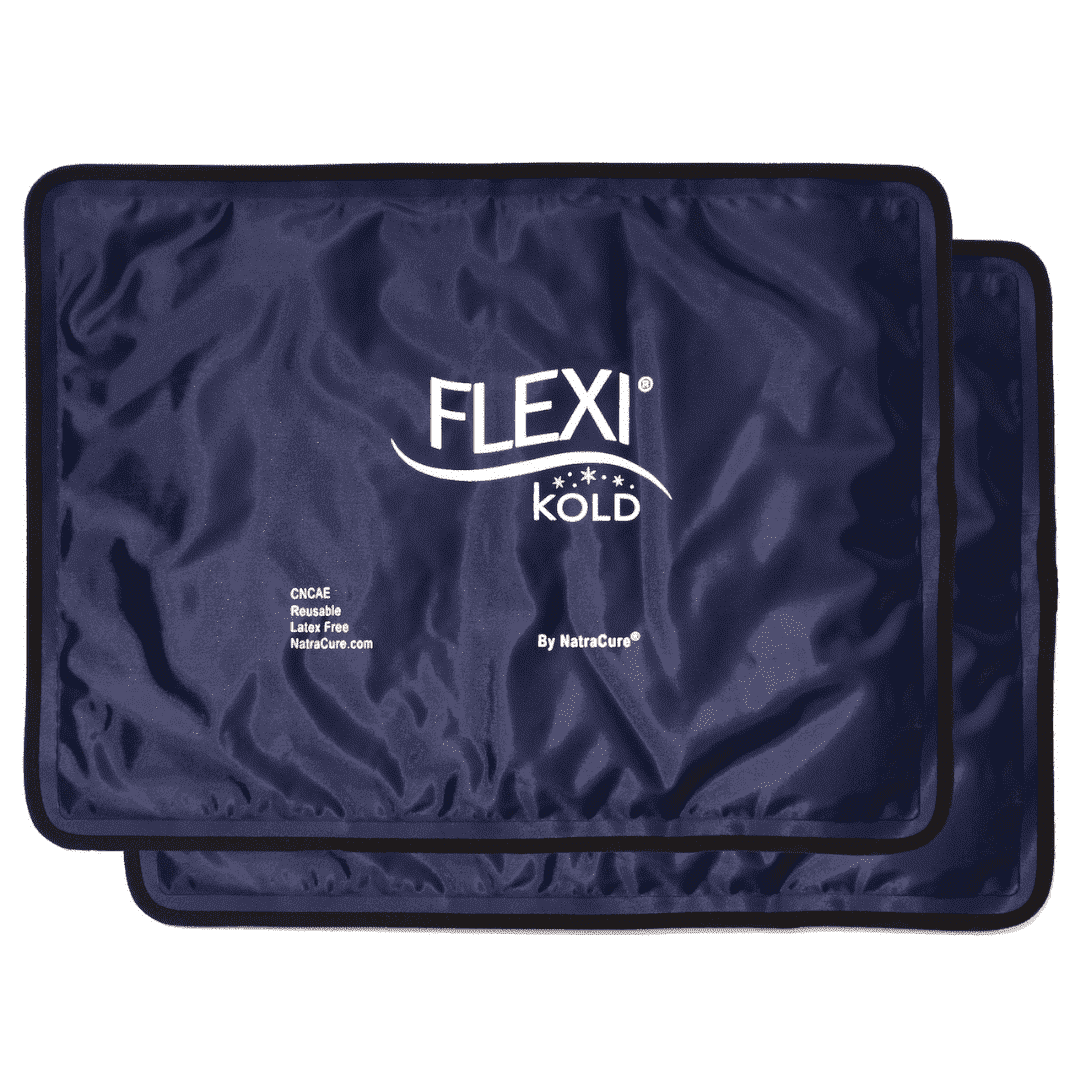 FlexiKold Gel Ice Packs (Large 10.5” x 14.5”) – 2 Pack Reusable Cold ...