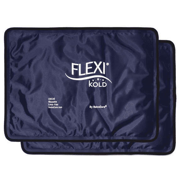 FlexiKold Gel Ice Packs (Large 10.5” x 14.5”) – 2 Pack Reusable Cold ...