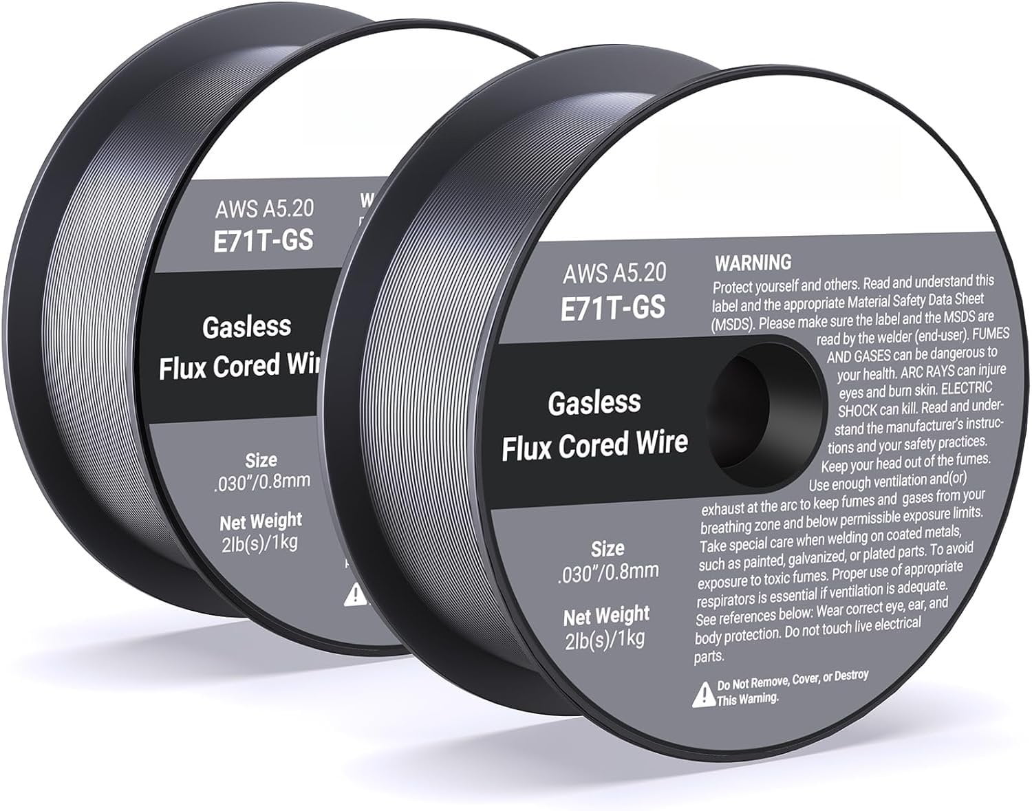 2- Flux Core Welding Wire .030, Gasless Mig Welding Welder Wire E71T-GS ...