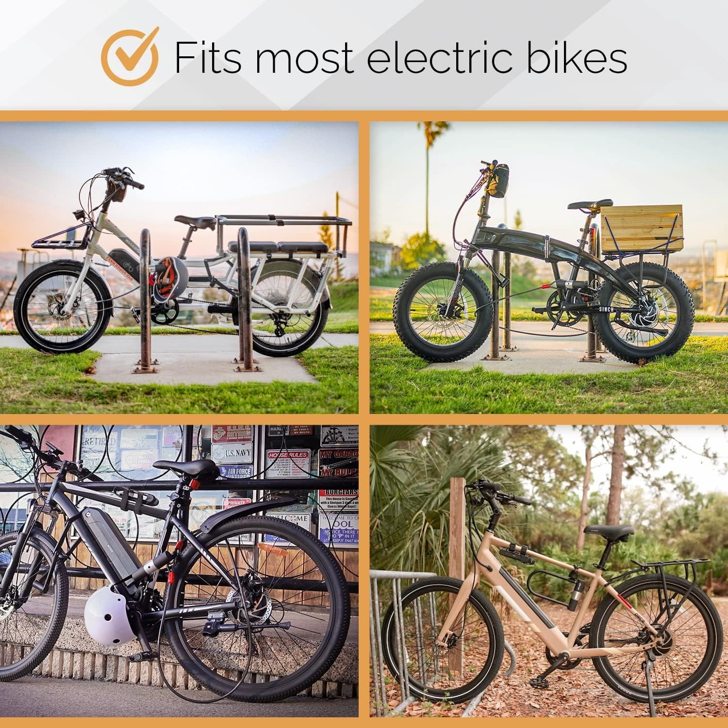 2 Folding Bike Lock Set | Same Key System 4 Keyed Alike Keys, Heavy ...