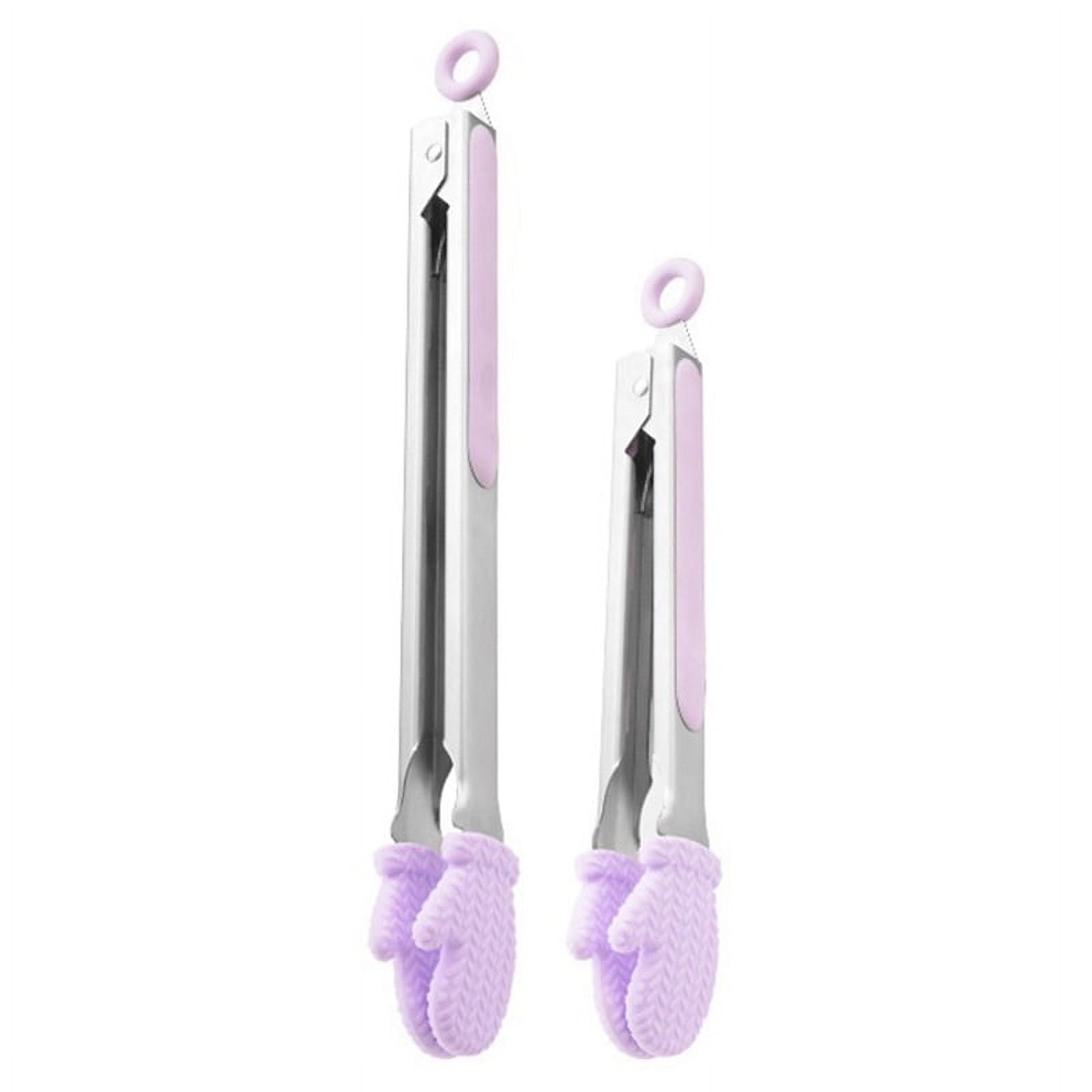 2 * Food tongs-Purple - Walmart.com
