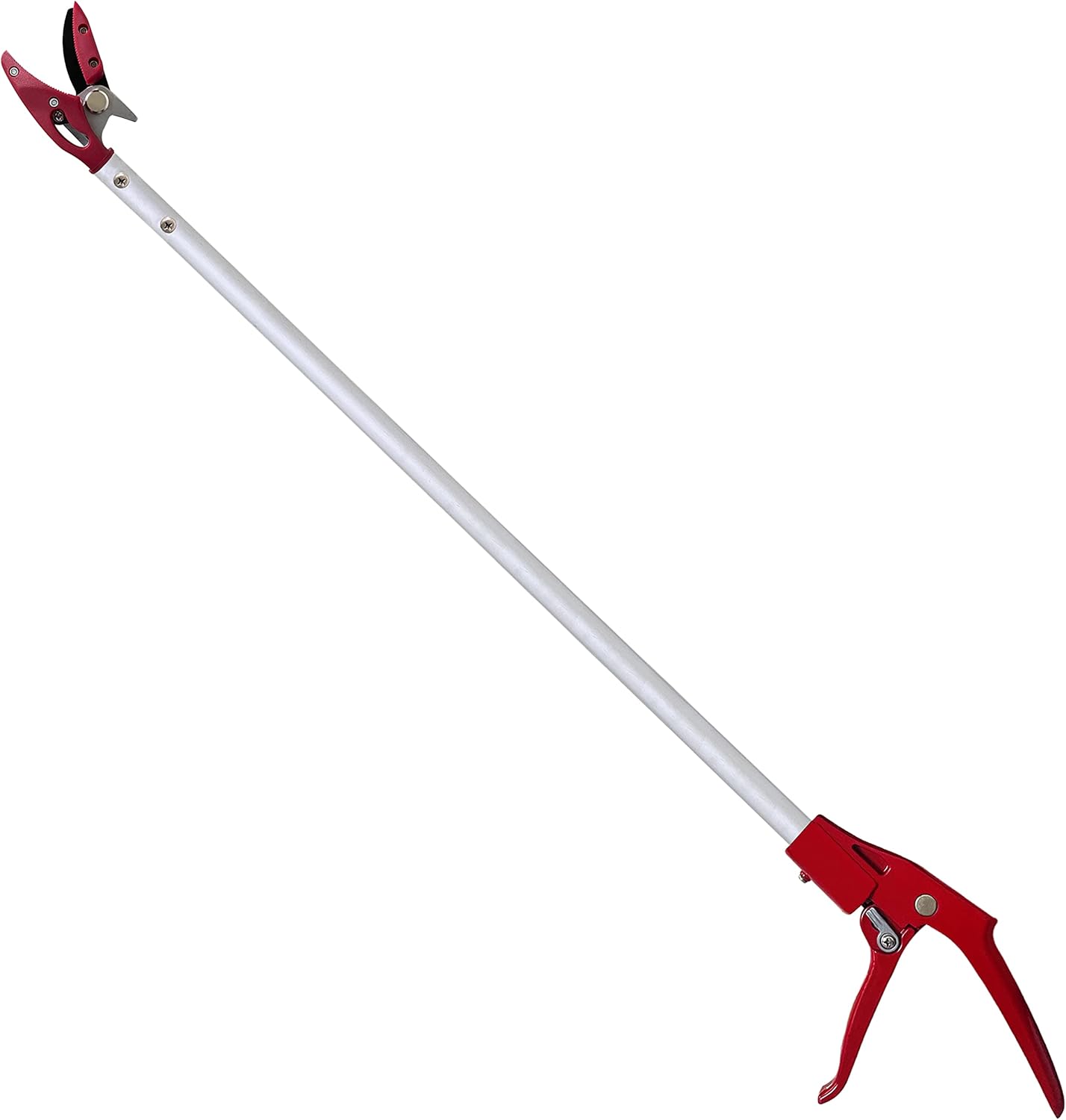 2 Foot Pole Pruner, Tree Trimmer, Long Reach Pruning Shears, Cut and ...