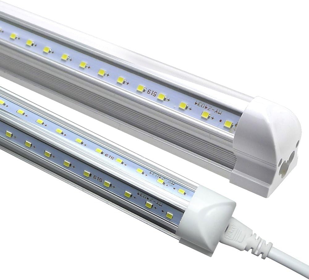 2 Foot V Shape Integrated LED Tube Light Fixture 18W,24" Double Side ...