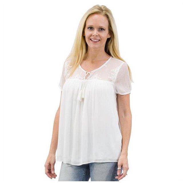 2 For 1 Clothes Women Round Neck Loose Fit Short Sleeve T-shirt Blouse ...