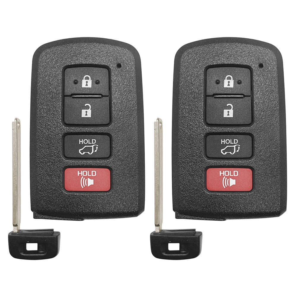 2 For 2014-2019 TOYOTA HIGHLANDER smart keyless remote Key HYQ14FBA ...