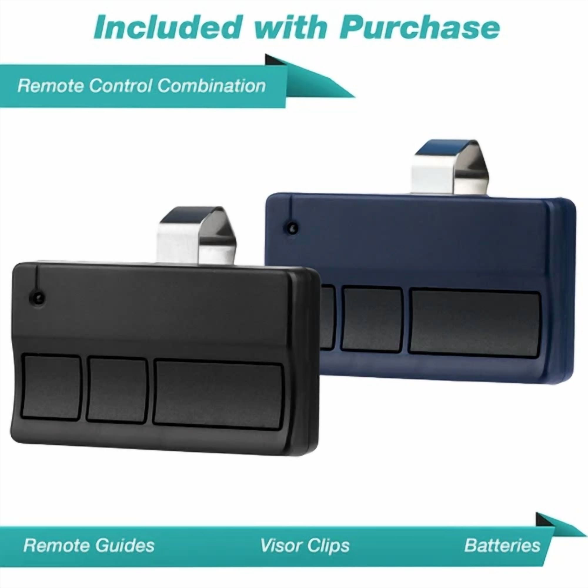 2 For Chamberlain 371Lm 373Lm 374Lm 3Button Garage Door Opener Remote ...