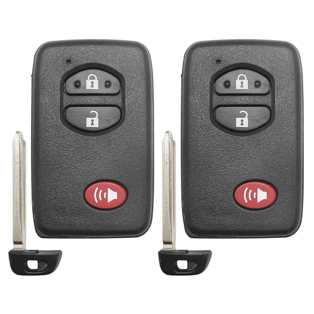 2 For Toyota Highlander Land Cruiser Rav4 3 Button Smart Remote Key ...