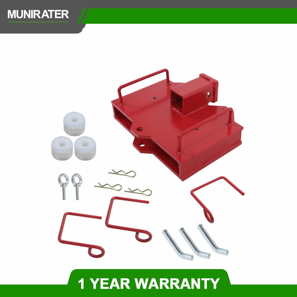 2" Forklift Trailer Hitch Receiver Dual Pallet Forks 6500 lbs Towing ...