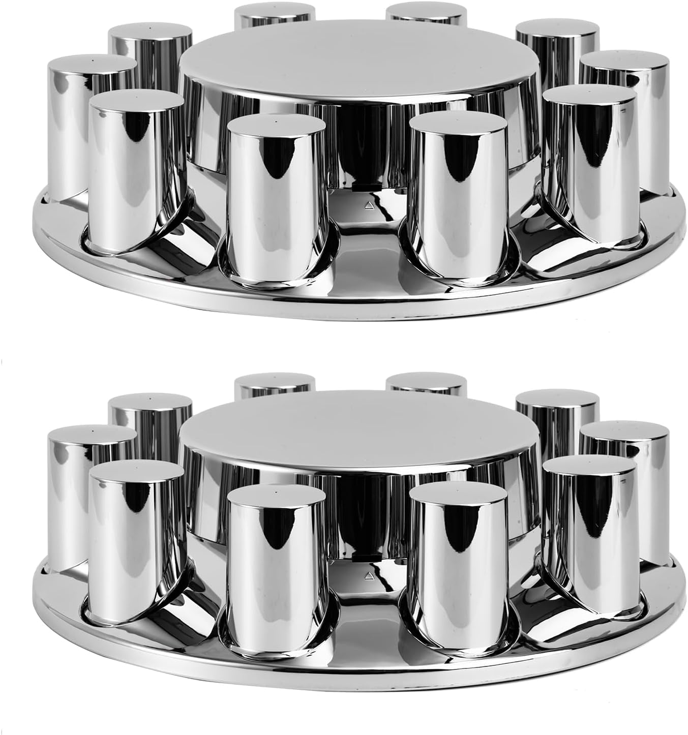 2 Front Cylinder Axle Wheel Covers - Front Axle Hub Covers with 33mm ...