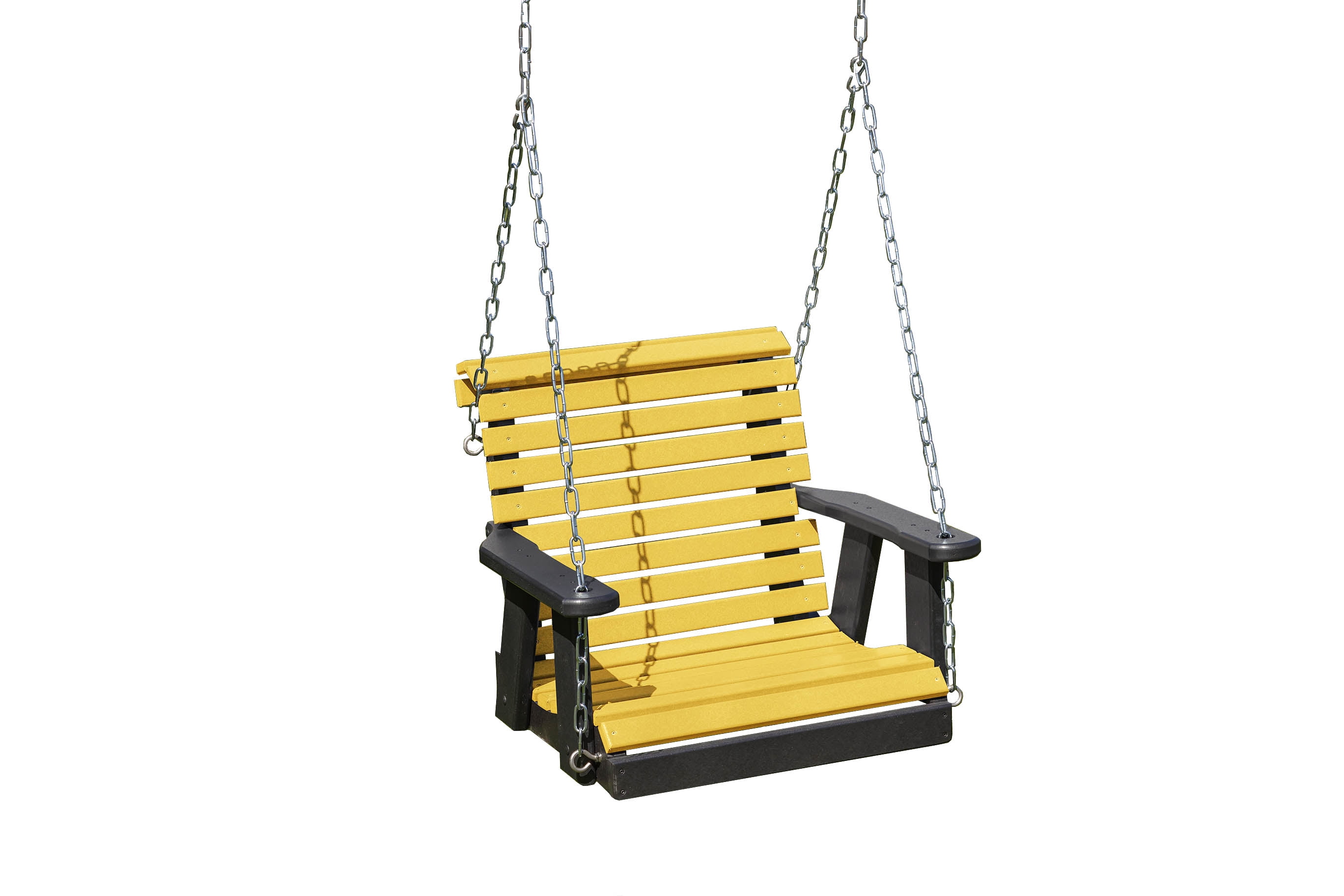 2 Ft Poly Lumber Roll Back Design Porch Swing Everlasting PolyTuf HDPE ...