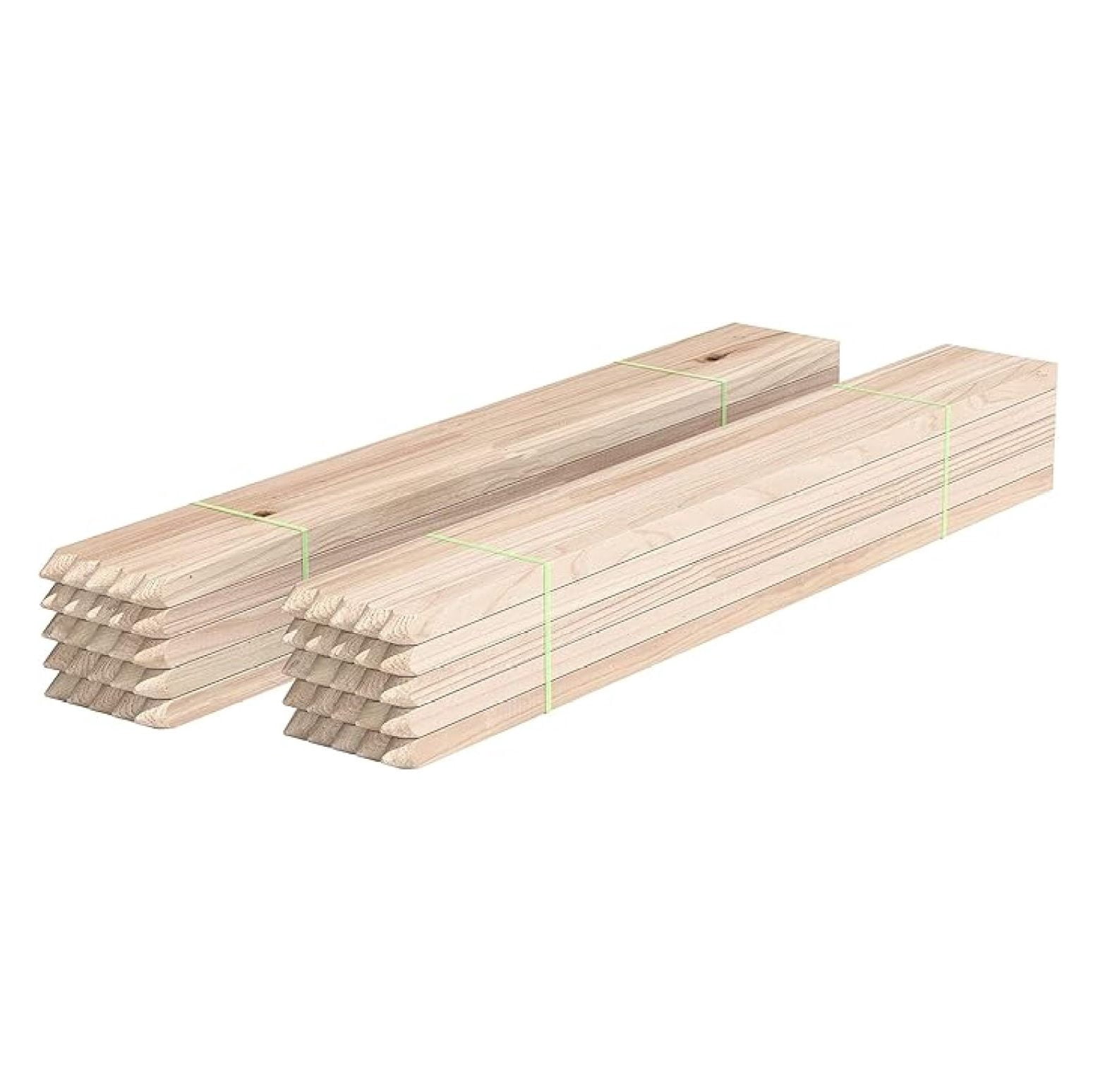 2 Ft. Wooden Garden and Sign Post Stakes (50-Pack) - Walmart.com