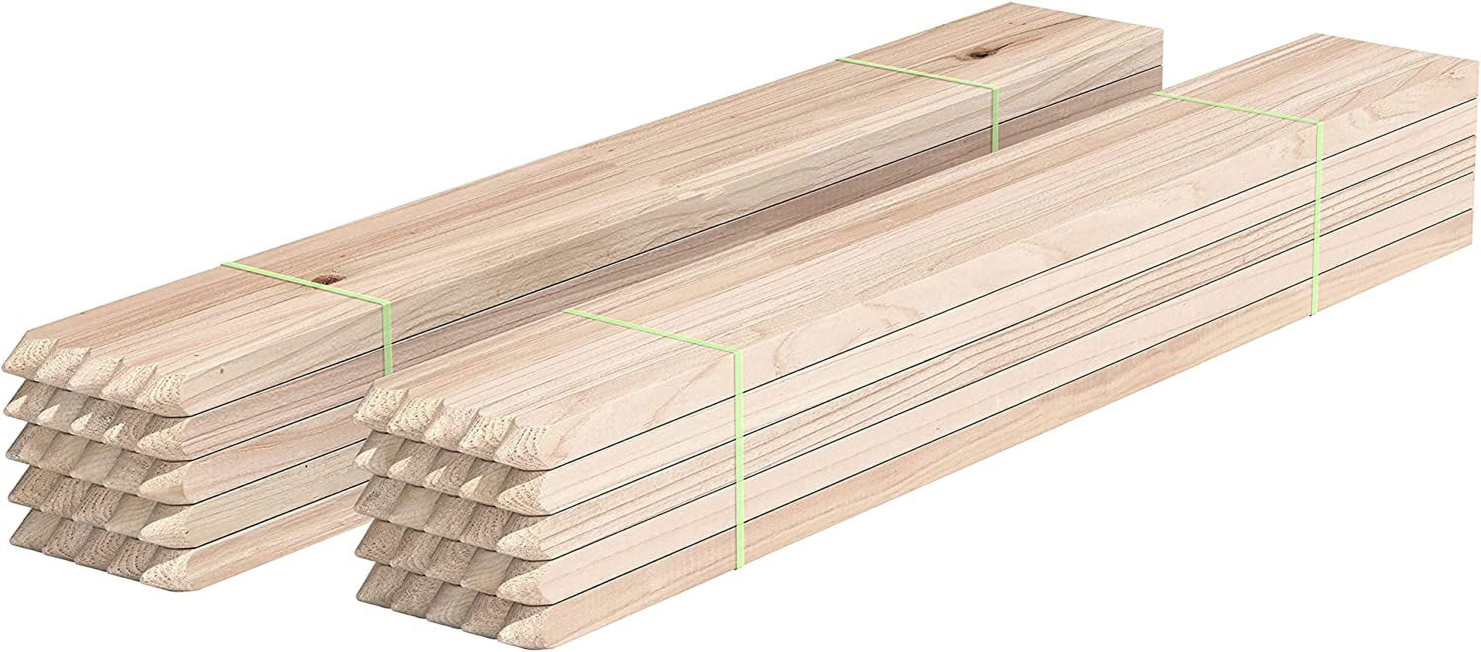 2 Ft. Wooden Garden and Sign Post Stakes (50-Pack) - Walmart.com