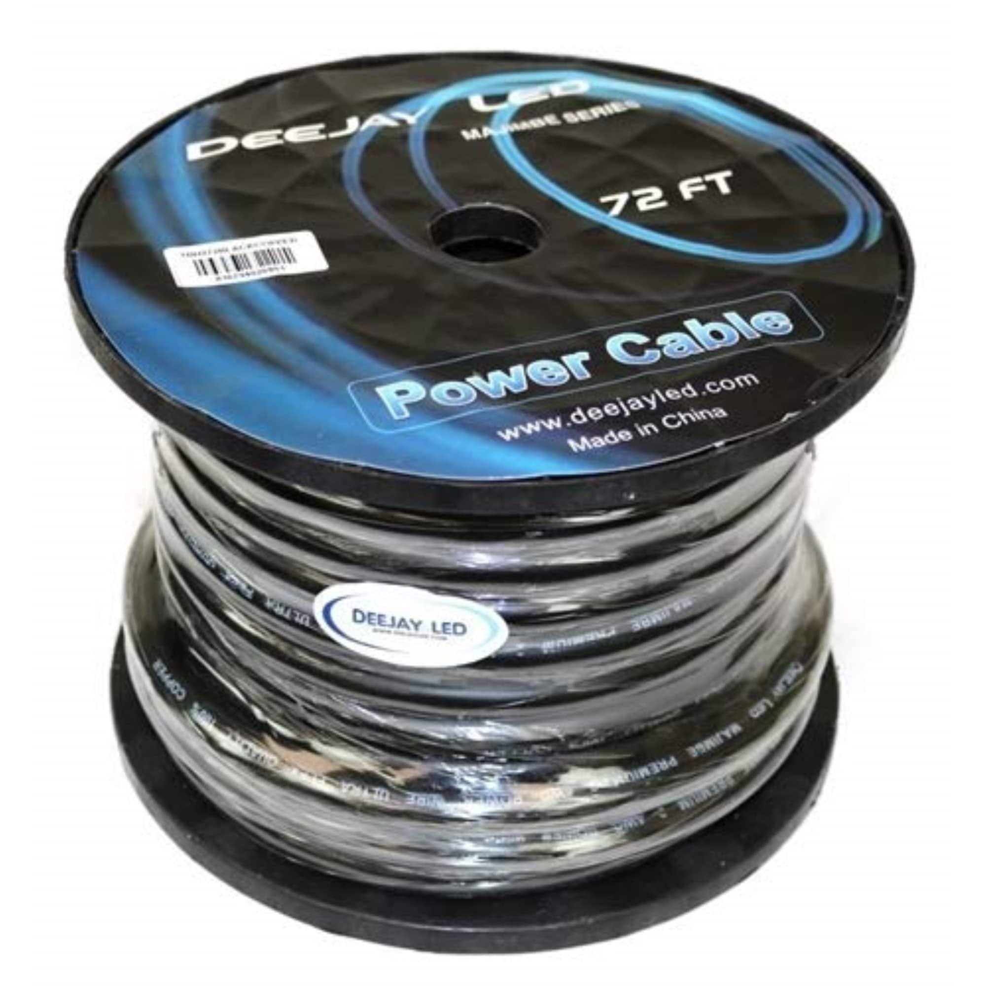 2 Gauge 72 FT 100% Copper Power Cable Us - Walmart.com